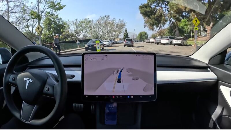Teslas Full Self Driving Trials A Curbside Conundrum For Drivers